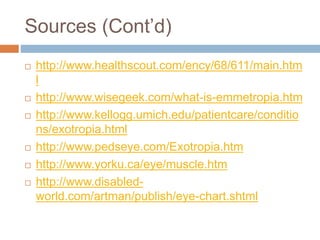 Special senses presentation | PPTX | Eye and Vision Conditions ...