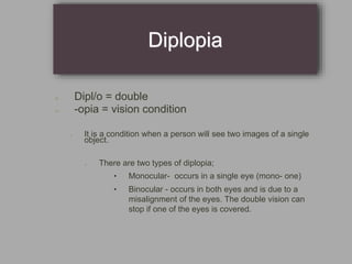 Special senses presentation | PPTX