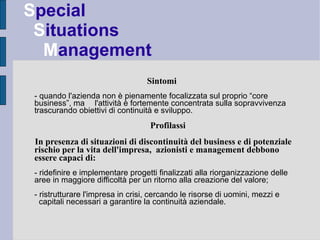 Special Situation Management | PPT
