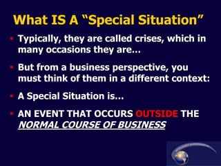Special Situations | PPTX