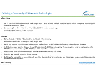 Special Situations Investing - MDI 2020 | PDF