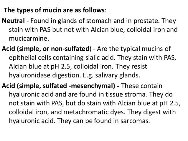 Special stain in histopathology