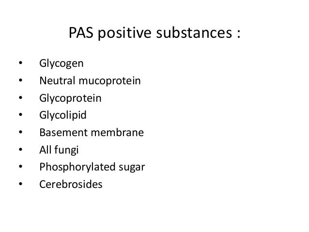 Special stain in histopathology
