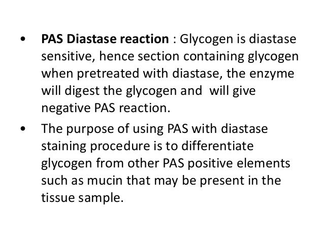 Special stain in histopathology