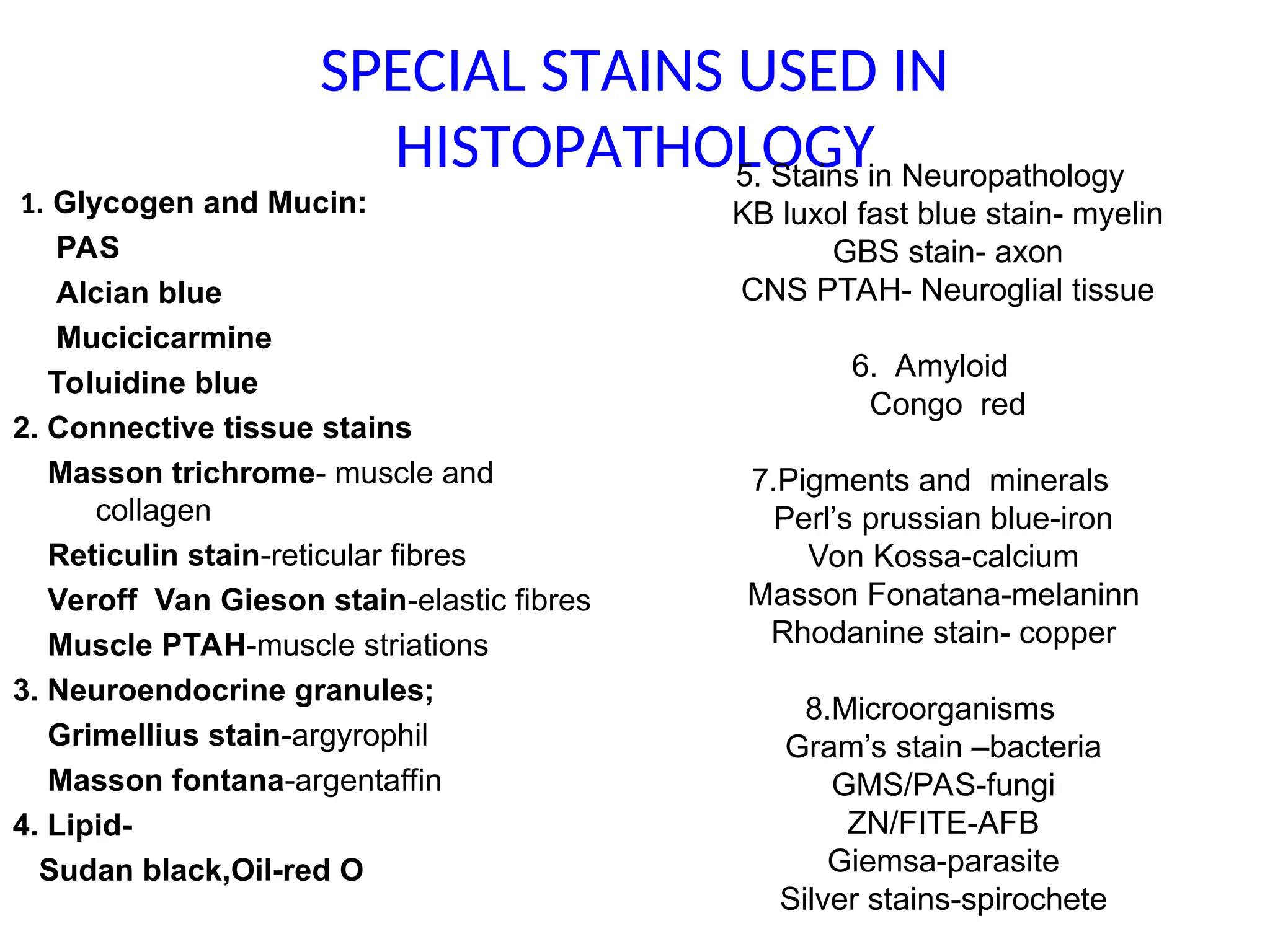 SPECIAL STAINS.pptbvhjjkkkhgffghjkooiooi | PPT