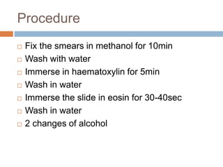 Special stains in cytology | PPTX