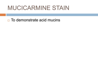 Special stains in cytology | PPTX