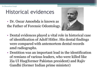 Special stains in forensic odontology | PPTX