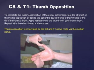 Thumb Opposition Test