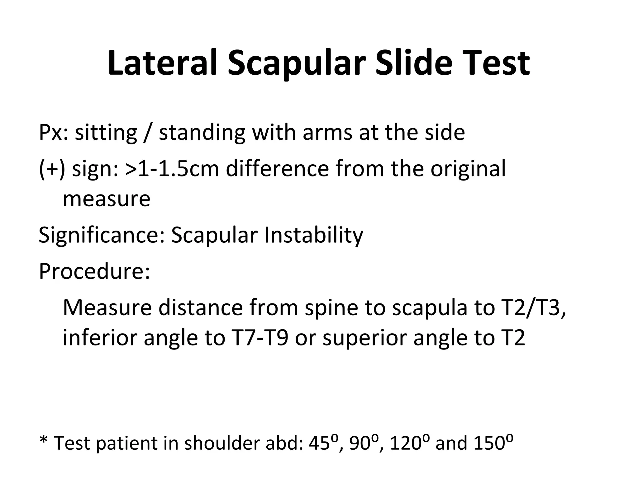 Special tests | PPT