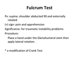 Special tests | PPT