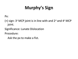 Special tests | PPT