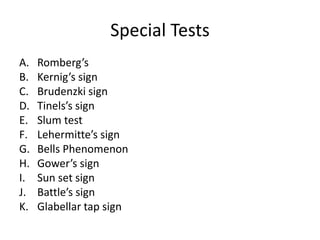 Special Tests in musculoskeletal physiotherapy.pptx