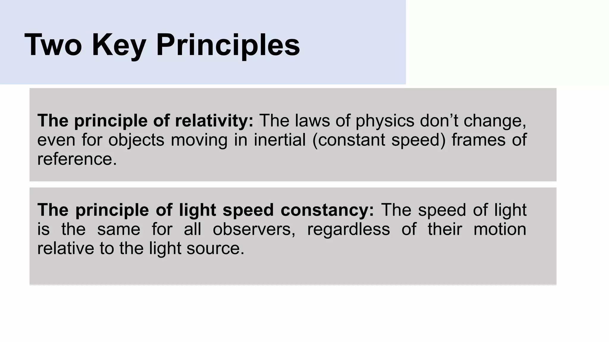 Special Theory of Relativity | PPTX