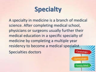 Specialties | PPTX