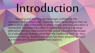 Distance Education: Alternative Learning System Beyond borders | PPT