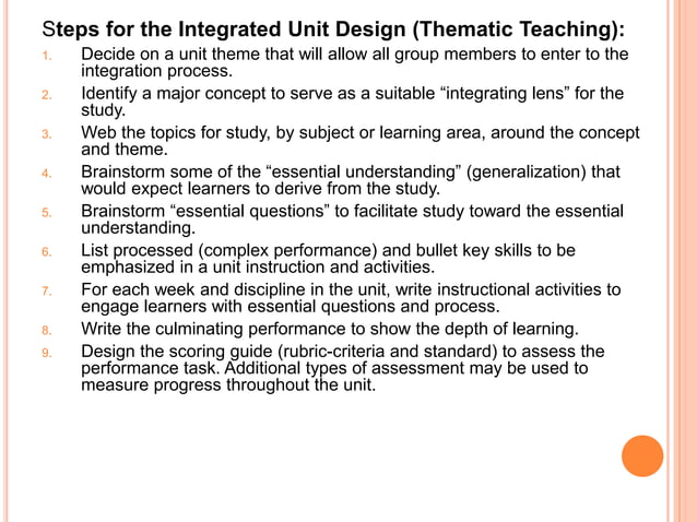 Integrative Teaching Strategies (ITS) | PPTX