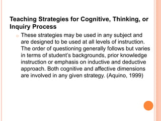Integrative Teaching Strategies (ITS) | PPTX