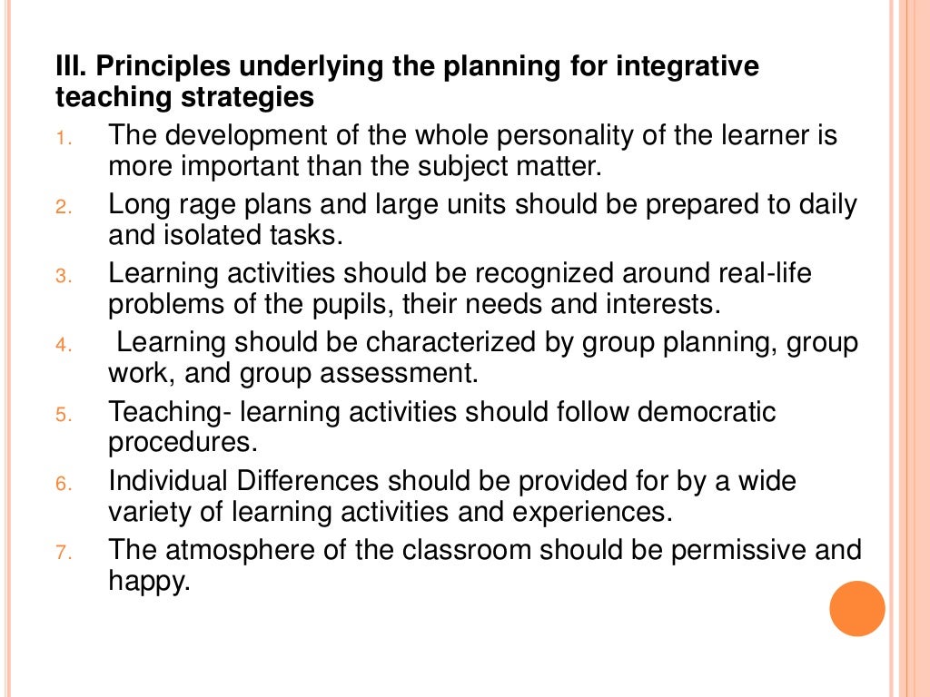 Integrative Teaching Strategies (ITS)