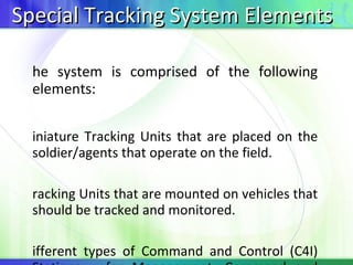 Special tracking system | PPT