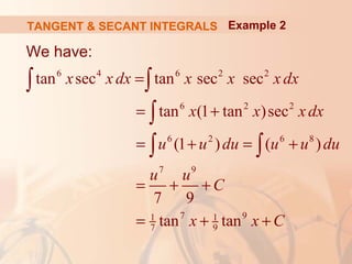Special trigonometric integrals | PPT