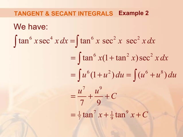 Special trigonometric integrals | PPT | Physics | Science