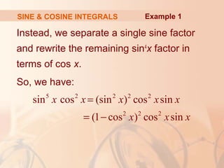 Special trigonometric integrals | PPT | Physics | Science