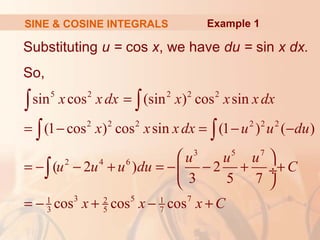 Special trigonometric integrals | PPT