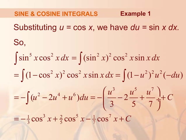 Special trigonometric integrals | PPT | Physics | Science