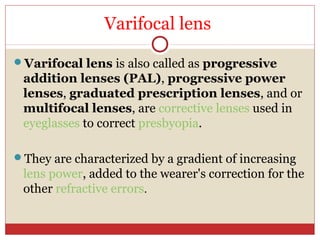 Special type of lenses | PPT