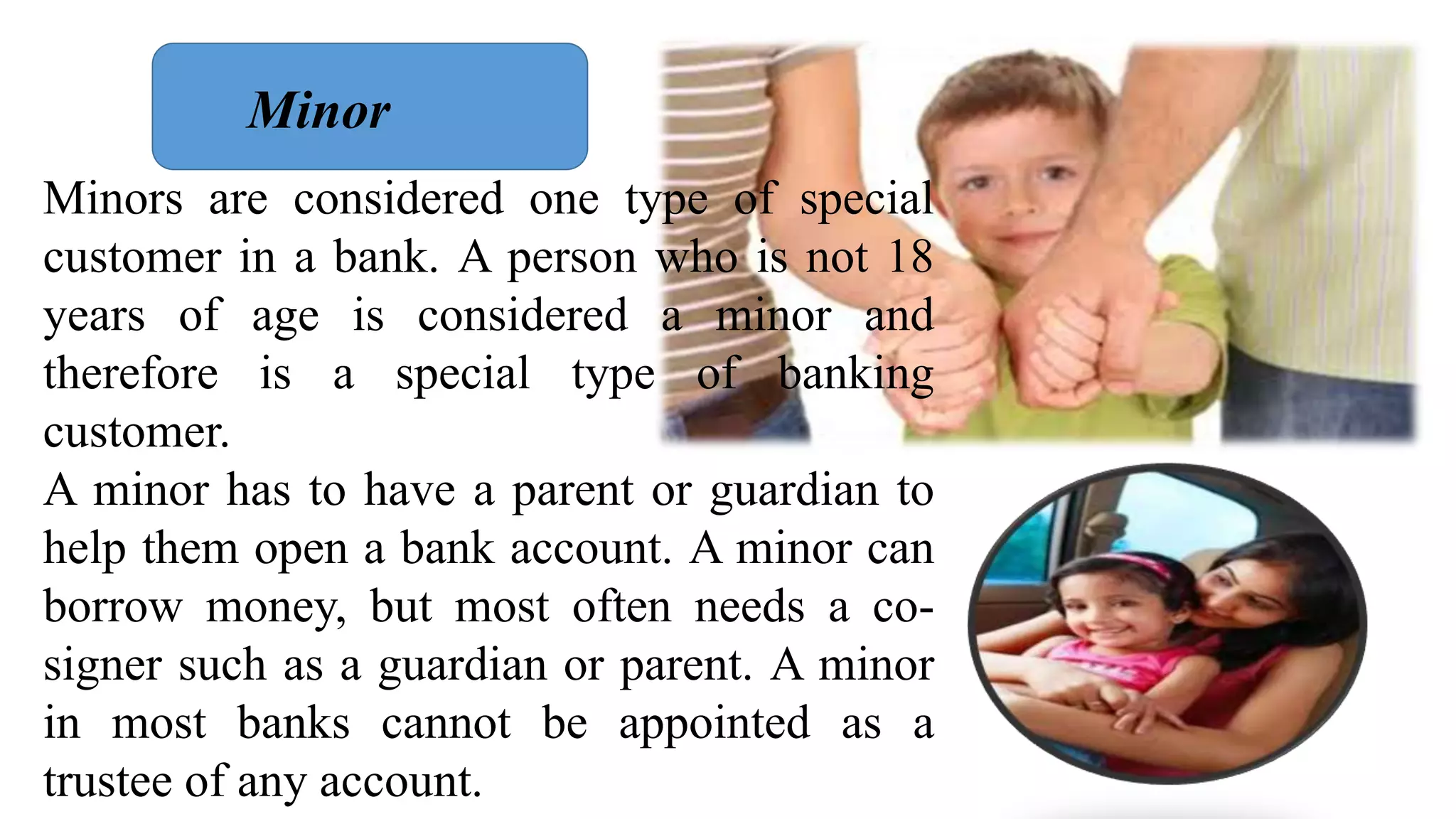 Special types of banking customers | PPTX