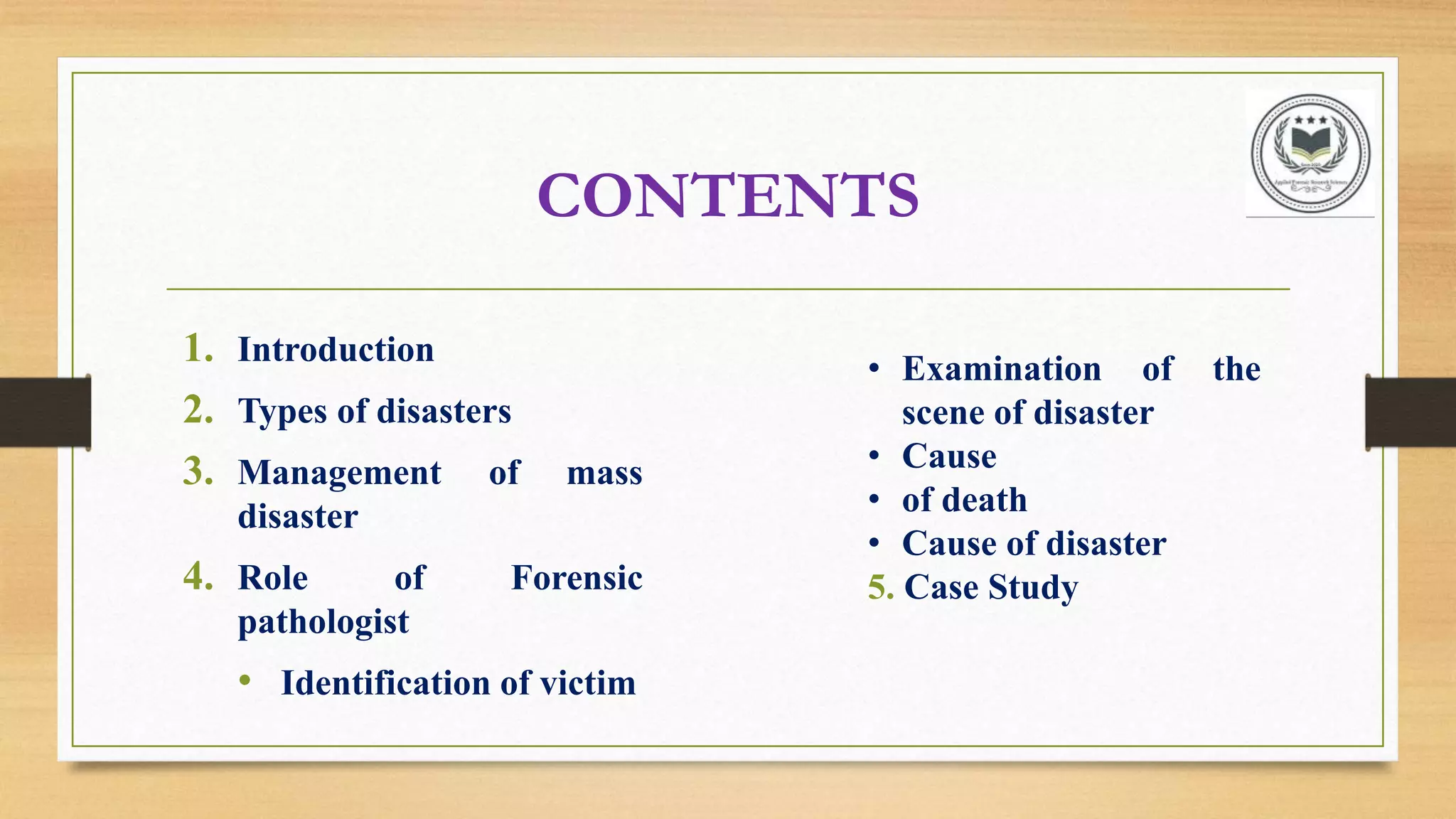 Special types of crime scenes Part-2 | PPTX