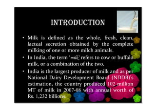 Special types of milk | PDF