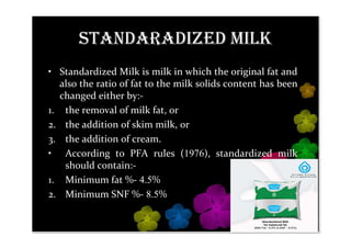 Special types of milk | PDF
