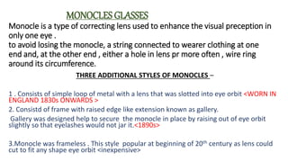 SPECIAL TYPES OF SPECTACLE FRAMES...pptx