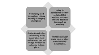 SPECIAL TYPES OF SPECTACLE FRAMES...pptx