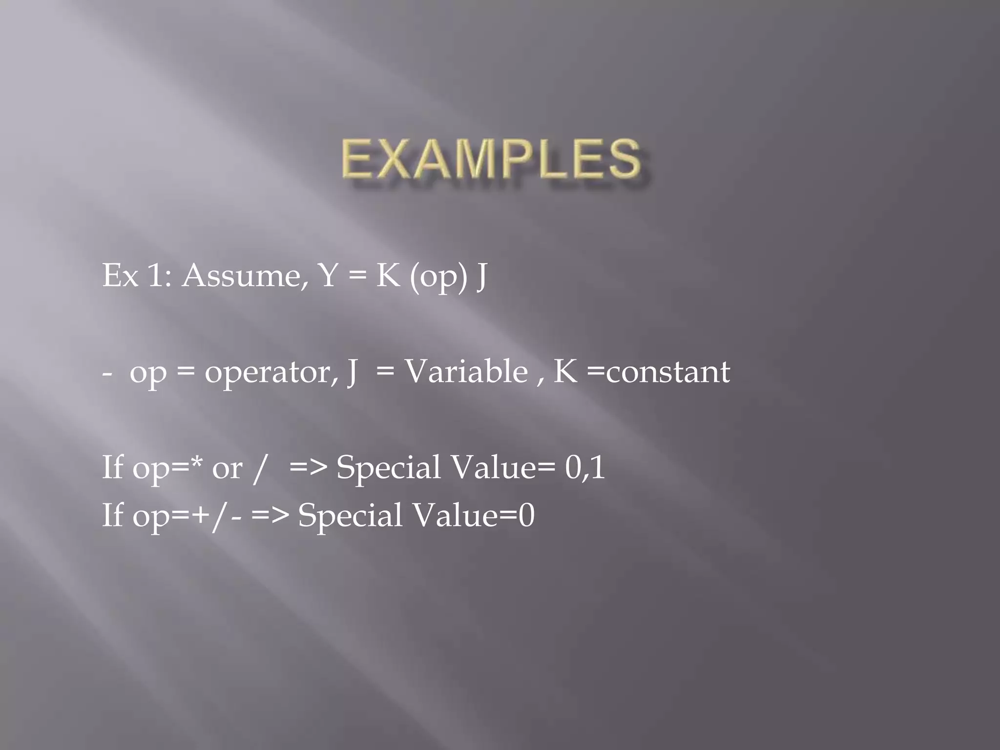 Special value testing | PPTX