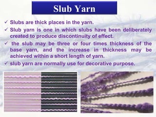 Special yarn | PPT