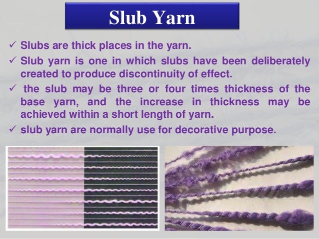 Special yarn