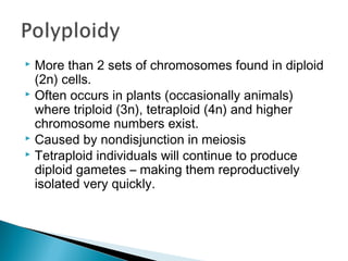 Speciation | PPT
