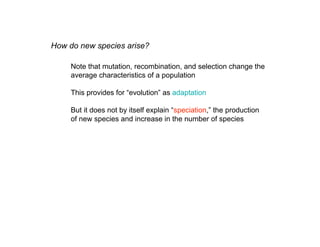 Speciation | PDF