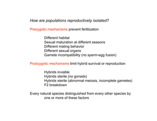 Speciation | PDF