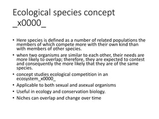 Species and mechanism of speciation.pptx