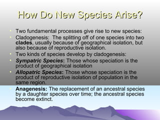 Speciation and-evolution- | PPT