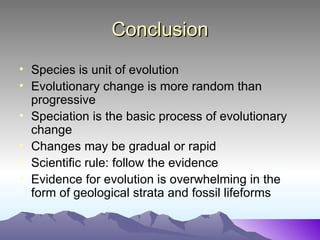 Speciation and Evolution | PPT