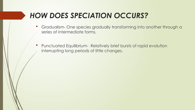 SPECIATION AND EXTINCTION - environmental biotechnology | PPTX ...