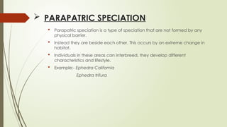 SPECIATION AND EXTINCTION - environmental biotechnology | PPTX