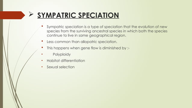 SPECIATION AND EXTINCTION - environmental biotechnology | PPTX ...