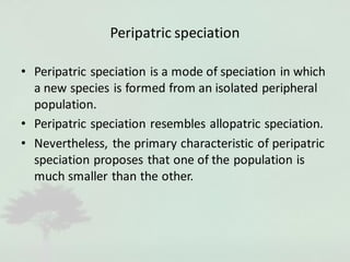 Speciation in insects. | PDF