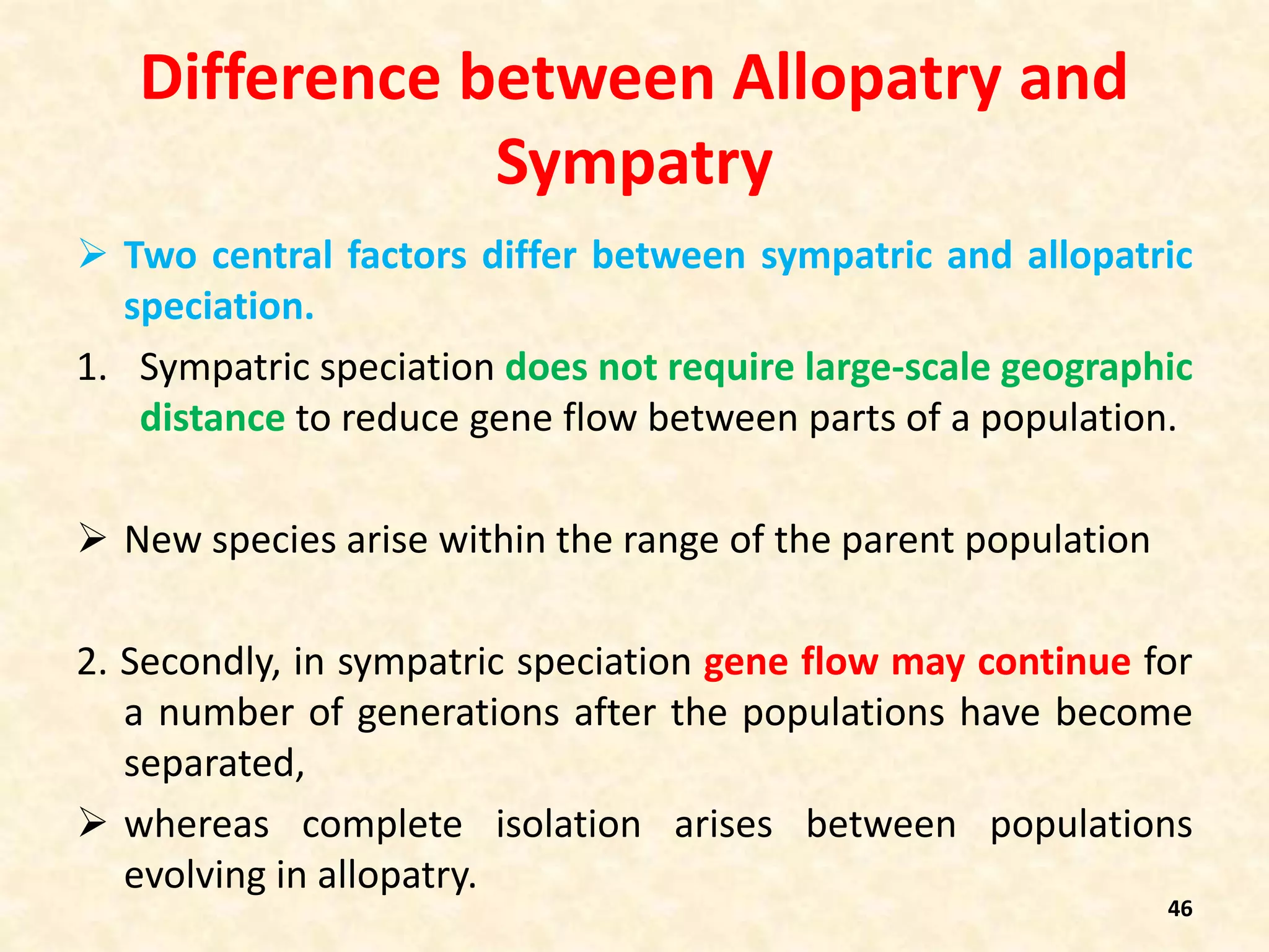 best ever ppt on speciation by Nagesh sadili | PPTX